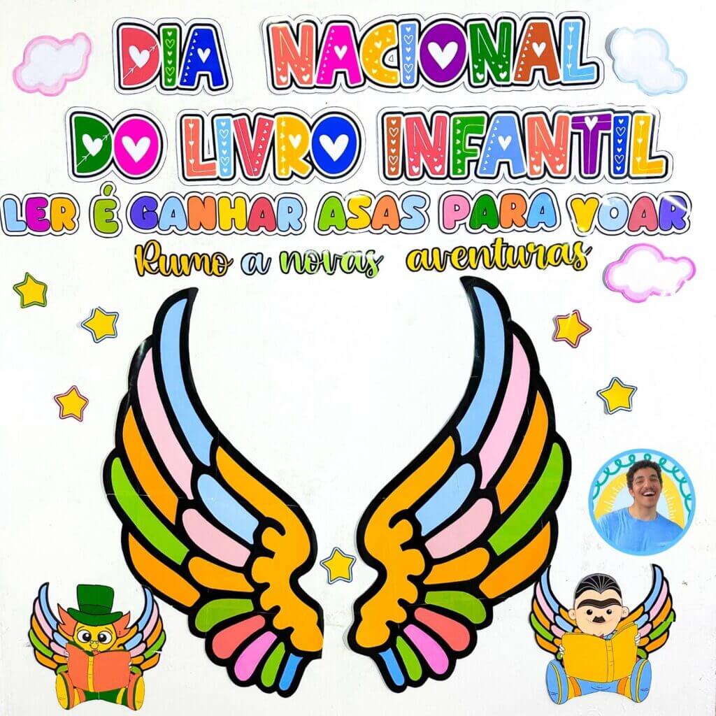 Painel – Dia Nacional do Livro Infantil – Lojinha Didaticalizando