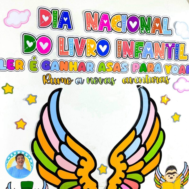 Painel – Dia Nacional do Livro Infantil – Lojinha Didaticalizando