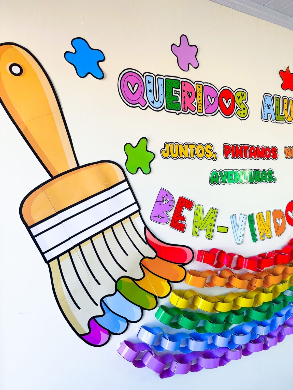 Painel – Pintamos novas aventuras – Lojinha Didaticalizando
